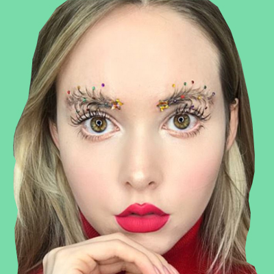 Christmas Tree Eyebrows: le sopracciglia natalizie - Fashion News Magazine